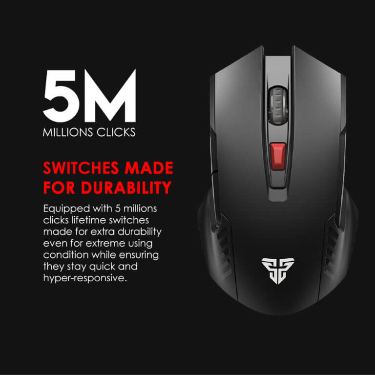 Fantech Raigor II WG10 Mouse Inalámbrico Ruby Red - ETCHILE