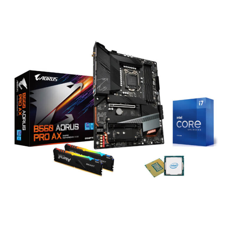 Combo Upgrade Intel I7 11700K Placa Madre AORUS B560 PRO AX 16GB RAM ...