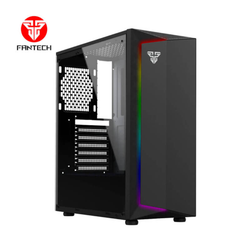 Fantech Gabinete Gamer Case CG75 BLACK RGB Mid Tower - ETCHILE