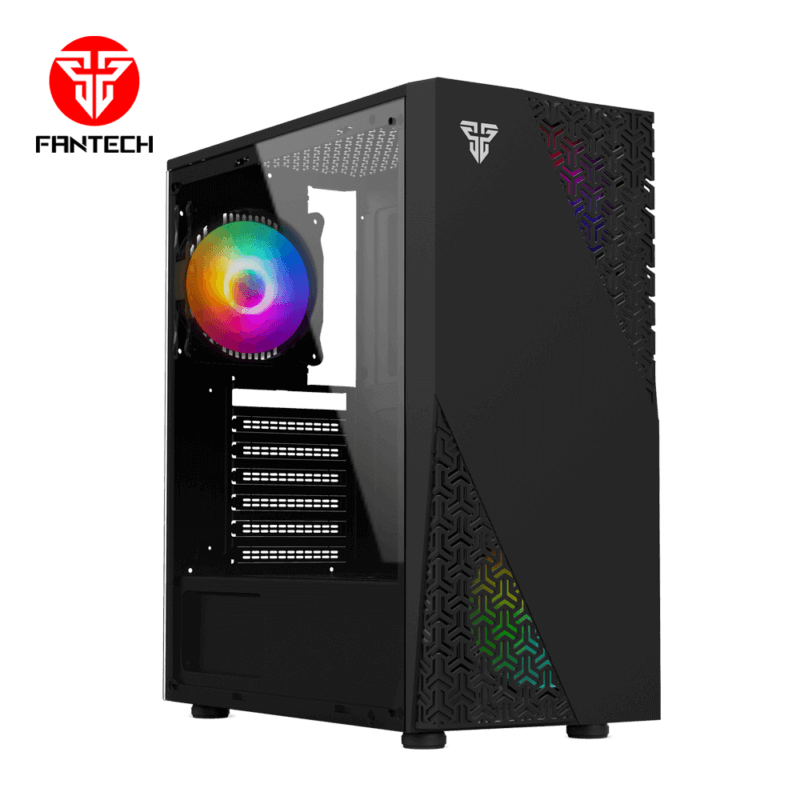 Fantech CG76 Gabinete Gamer 4 Fans RGB Black Edition - ETCHILE
