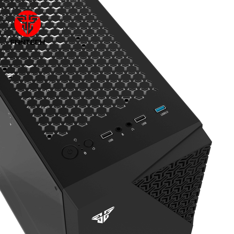 Fantech CG76 Gabinete Gamer 4 Fans RGB Black Edition - ETCHILE