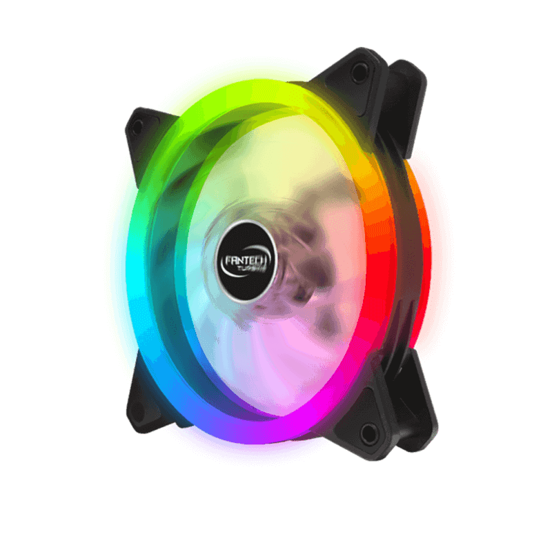 Fantech Ventilador FAN RGB FC-124 Turbine Dual Side Illuminated - ETCHILE