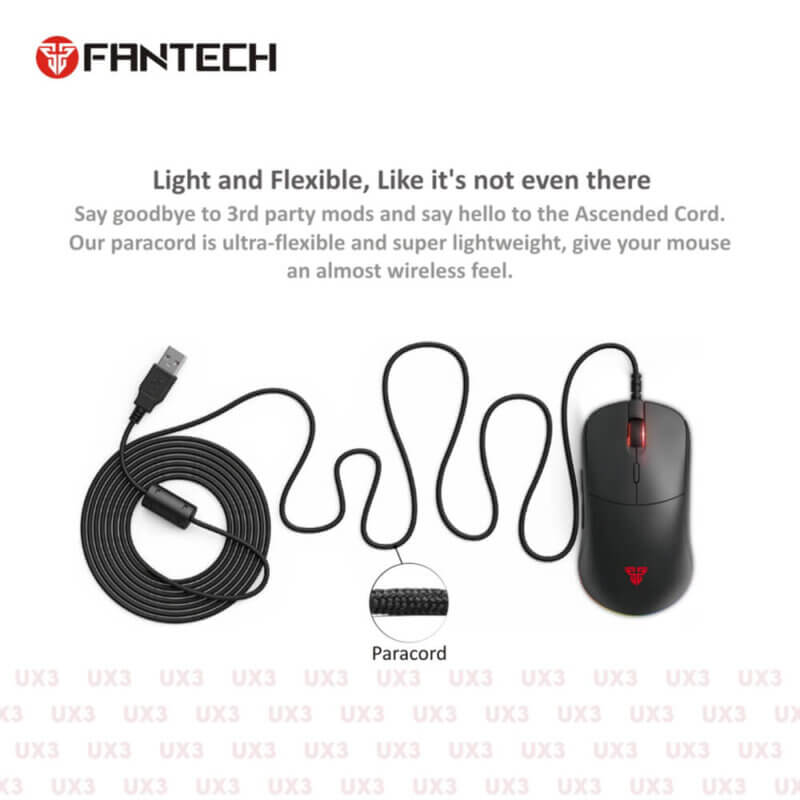 Fantech Mouse Gamer HELIOS UX3 16000 DPI 400 IPS - ETCHILE