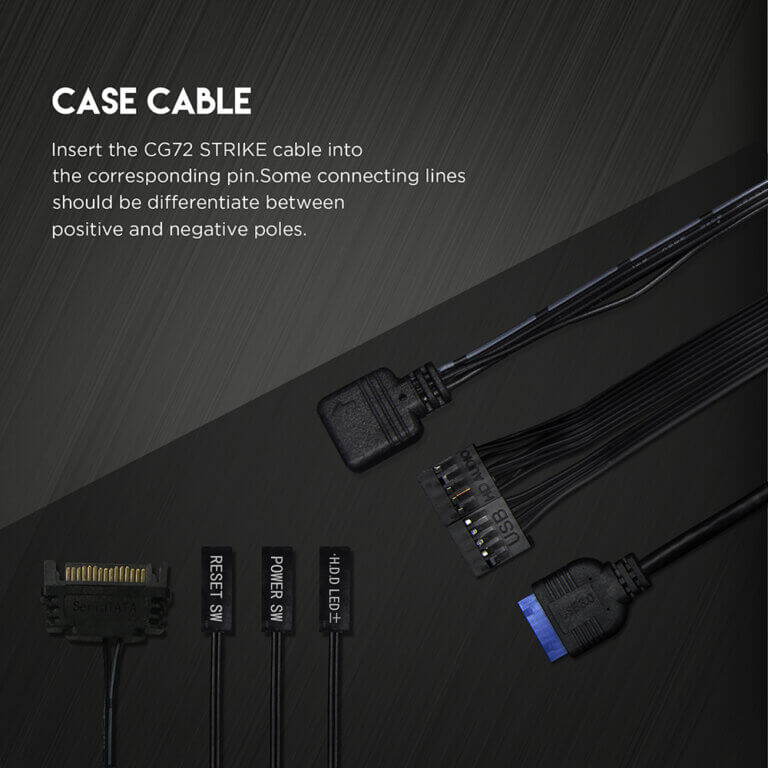 Fantech Gabinete Gamer CG72 STRIKE RGB Middle Tower Case - ETCHILE