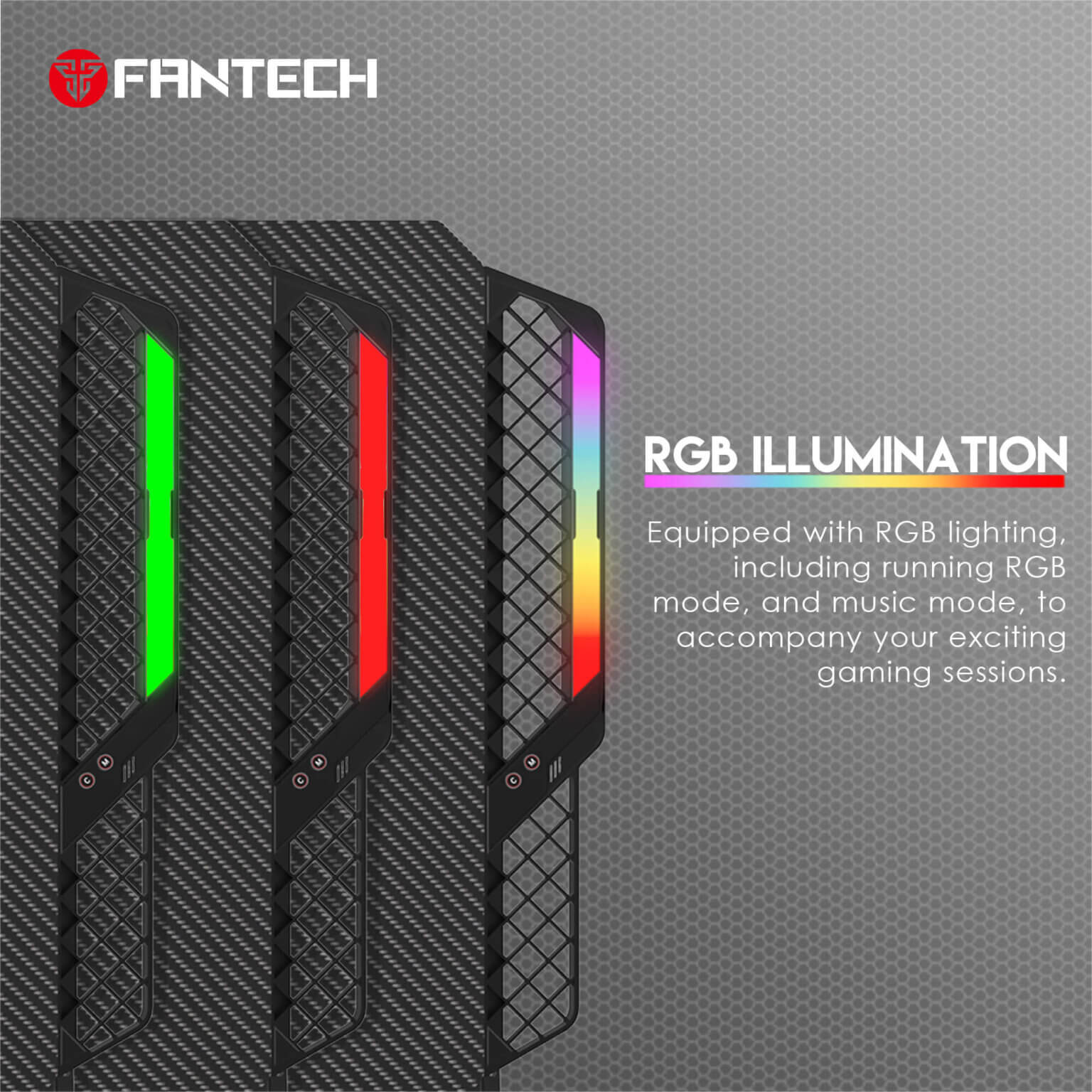 Fantech BETA Gaming Desktop GD711 RGB Black Edition - ETCHILE