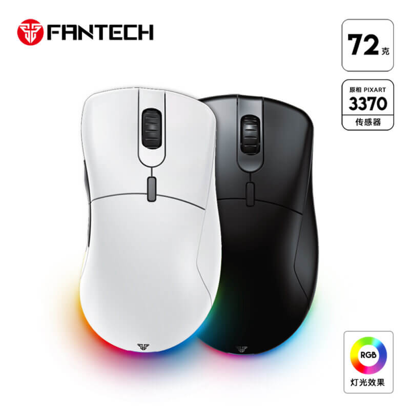 Fantech Mouse Gamer Inalámbrico Profesional HELIOS GO XD5 White Edition ...