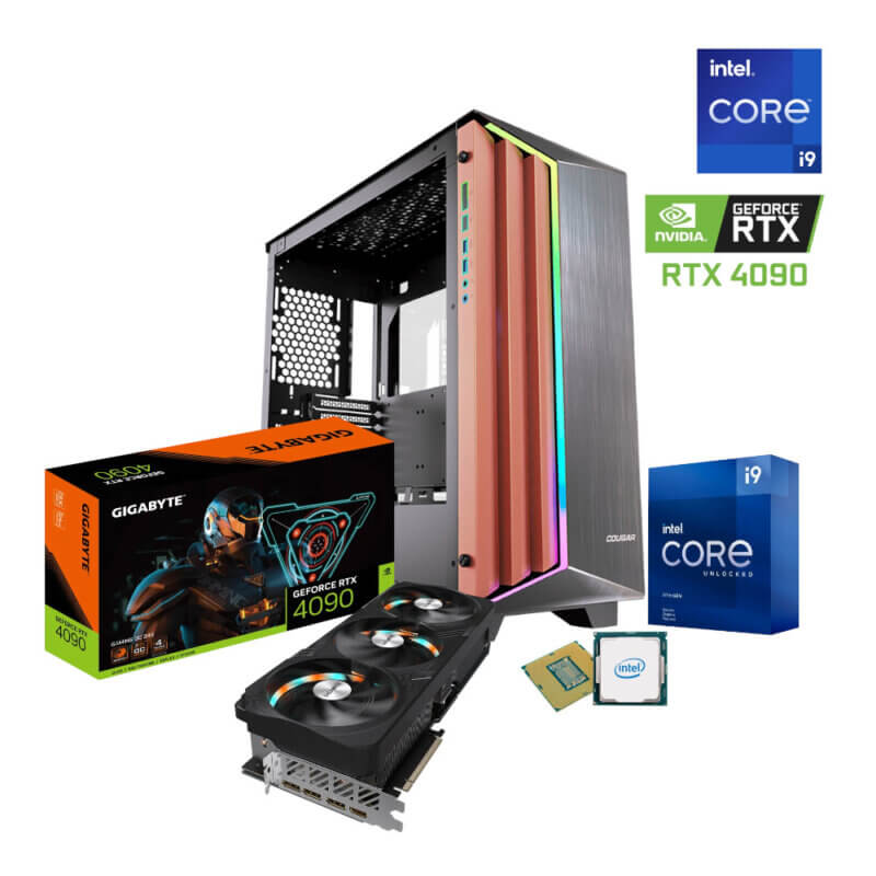 PC Gamer ULTRA I9-11900K RTX 4090 32GB RAM 2TB M2 NVME Z590 ELITE AX WC ...