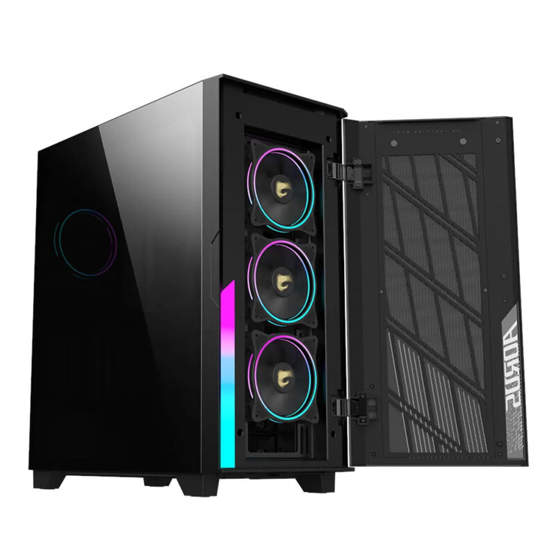 Gigabyte Gabinete AORUS C500 Glass Gaming Chassis ATX Mid Tower ARGB ...