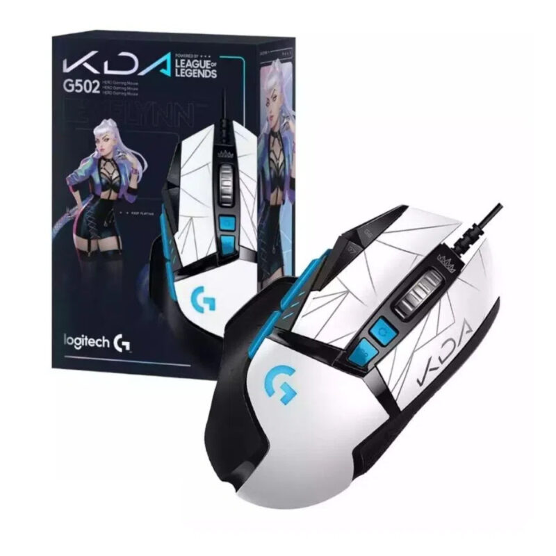 Logitech Mouse Gamer G502 HERO KDA EDITION League Of Legends - ETCHILE
