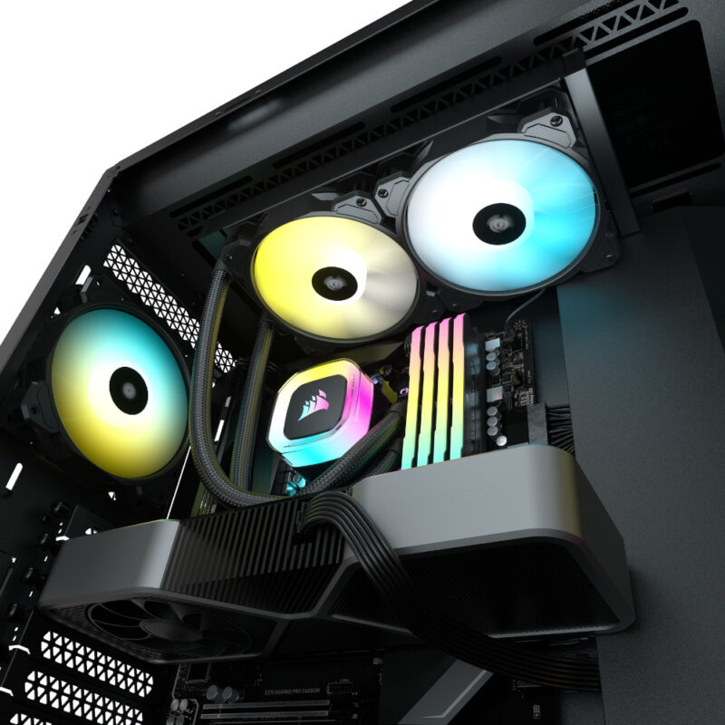 Corsair Water Cooling H100 RGB 240mm Liquid CPU Cooler - ETCHILE