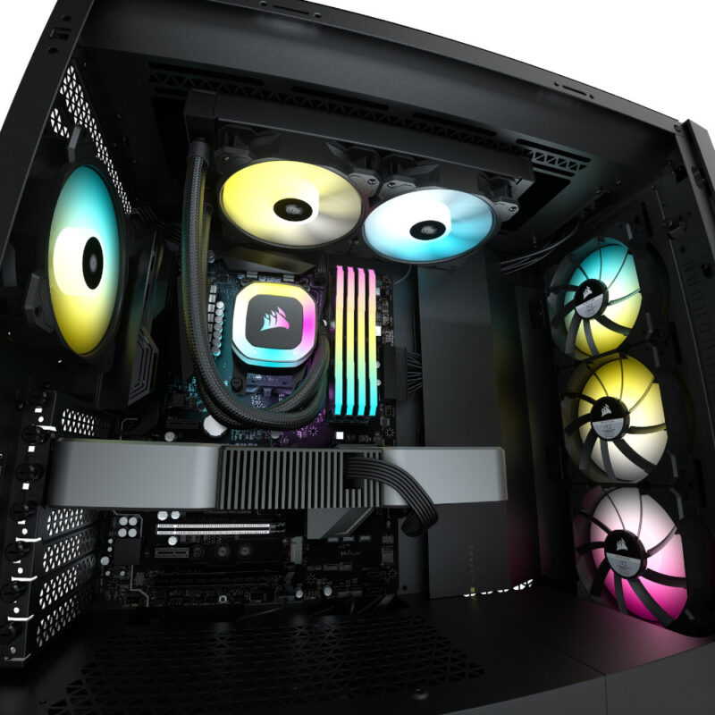 Corsair Water Cooling H100 RGB 240mm Liquid CPU Cooler - ETCHILE