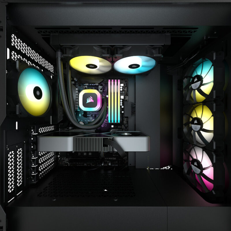 Corsair Water Cooling H100 RGB 240mm Liquid CPU Cooler - ETCHILE