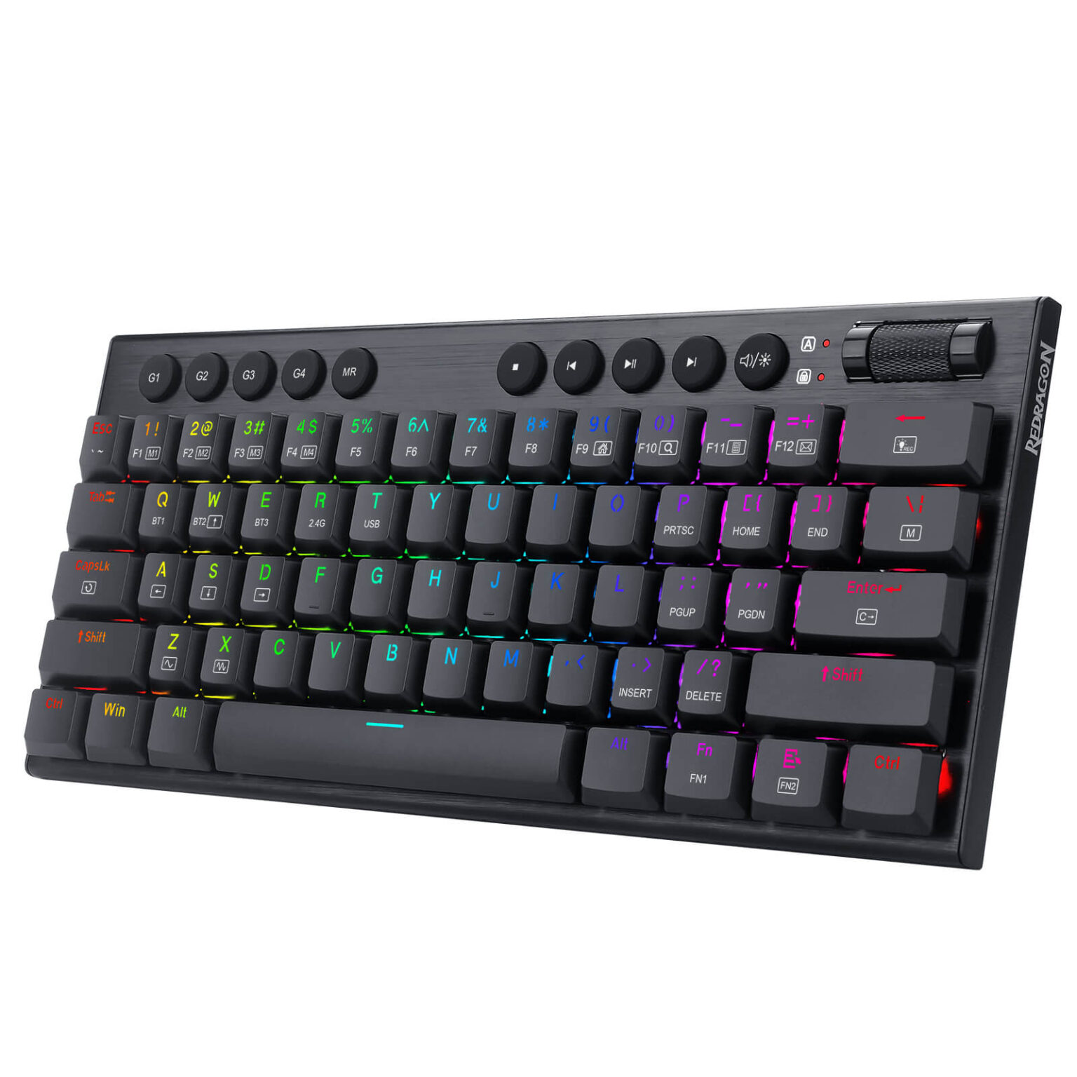 Redragon Teclado Gamer Mecánico HORUS MINI PRO K632 RGB WIRELESS BT/USB ...