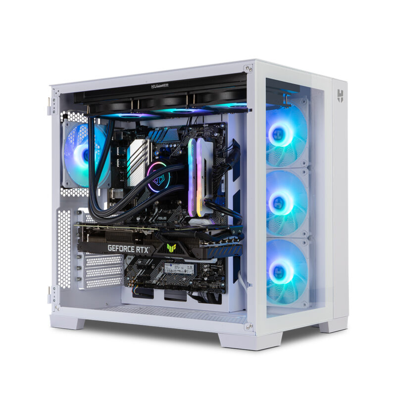 NOX Gabinete Gamer Hummer ASTRA White DELUXE MINIMAL MID TOWER - ETCHILE