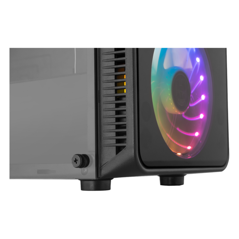 NOX Gabinete Gamer HUMMER TGM ARGB Rainbow Tempered Glass Chassis - ETCHILE