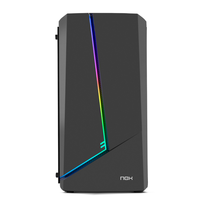 NOX Gabinete Infinity Alpha Rainbow ARGB Mini Tower Chassis - ETCHILE