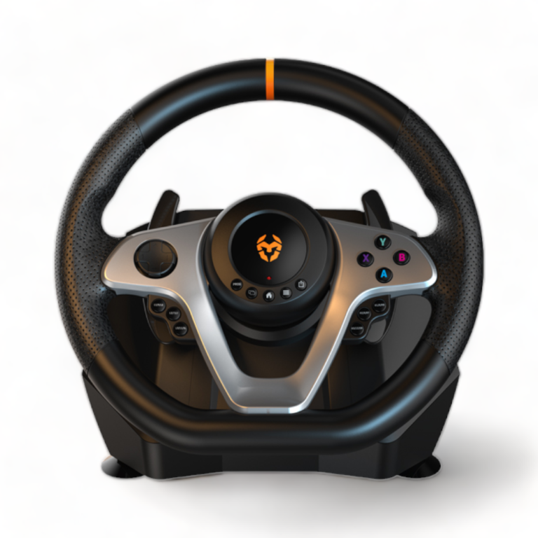 KROM K-WHEEL PRO KIT Volante Con Pedalera Y Palanca De Cambio Multi Plataformas PC WINDOWS PS3 ...