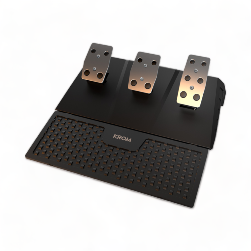 KROM K-WHEEL PRO KIT Volante Con Pedalera Y Palanca De Cambio Multi Plataformas PC WINDOWS PS3 ...