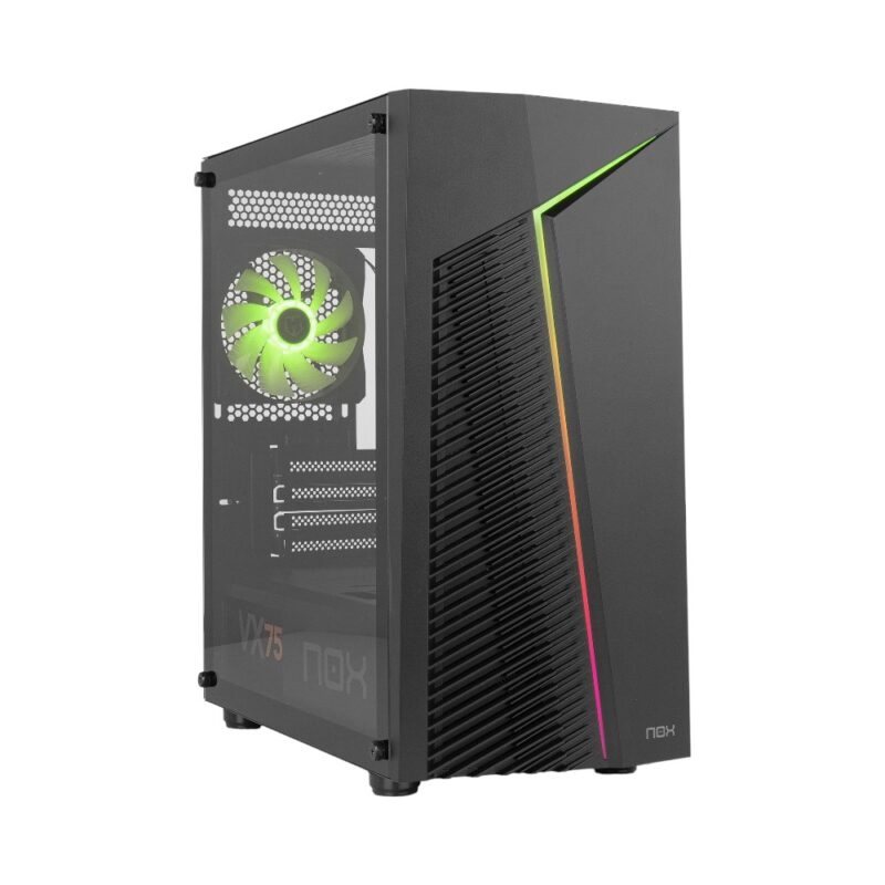 NOX Gabinete Gamer Infinity Zeta ARGB Mini Tower M-ATX / ITX Tempered ...