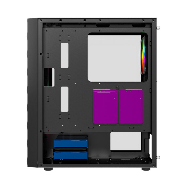 Fantech Gabinete Gamer CG83 AERO FRGB Black Edition ATX - ETCHILE