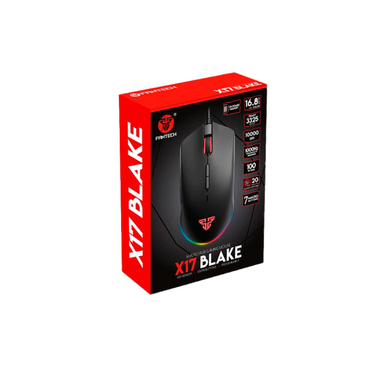 Fantech Mouse Gamer BLAKE X17 Black Edition 7 Botones - ETCHILE