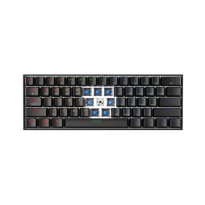 Fantech Teclado Mecánico 60% MAXFIT61 MK857 RGB Black Edition Español ...