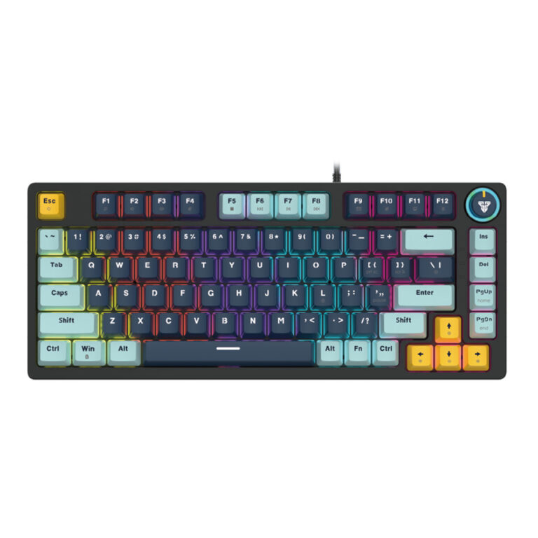 Fantech Teclado Mecánico 75% MK875V2 ATOM81 MIZU Edition Navy Switch ...