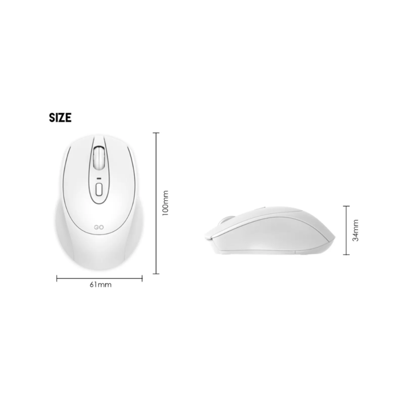 FANTECH Mouse Inalámbrico GO Wireless W191 BK 2.4Ghz BLACK - ETCHILE