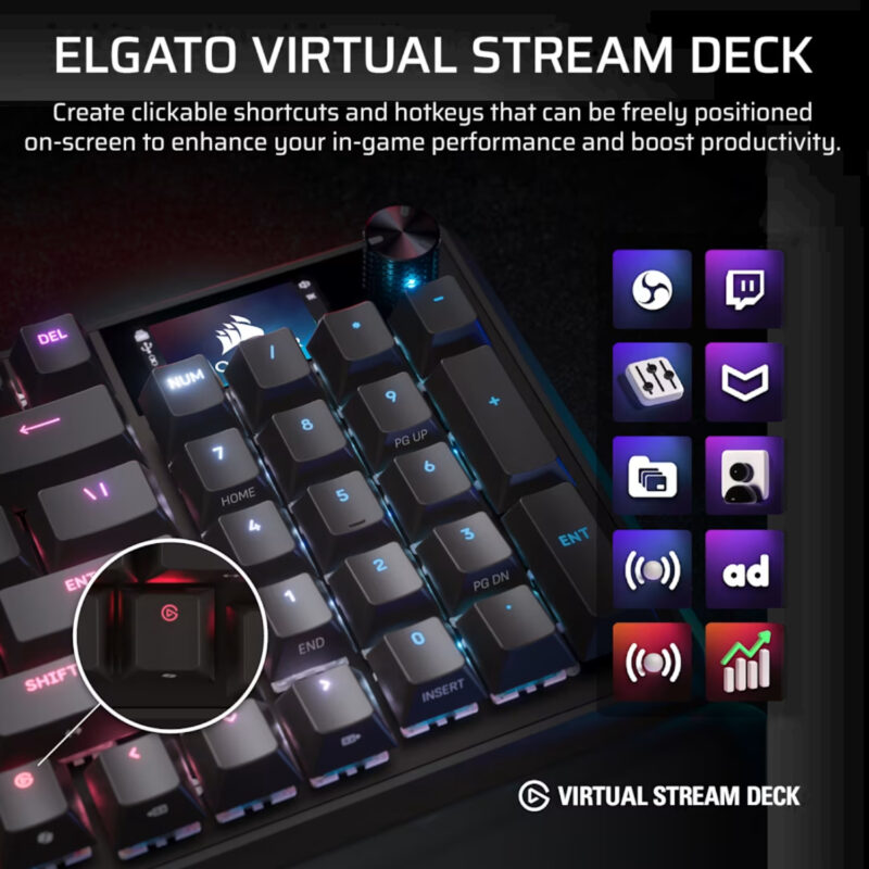 Corsair Teclado Mecánico VANGUARD 96 CORSAIR MLX PLASMA PBT ENG ...